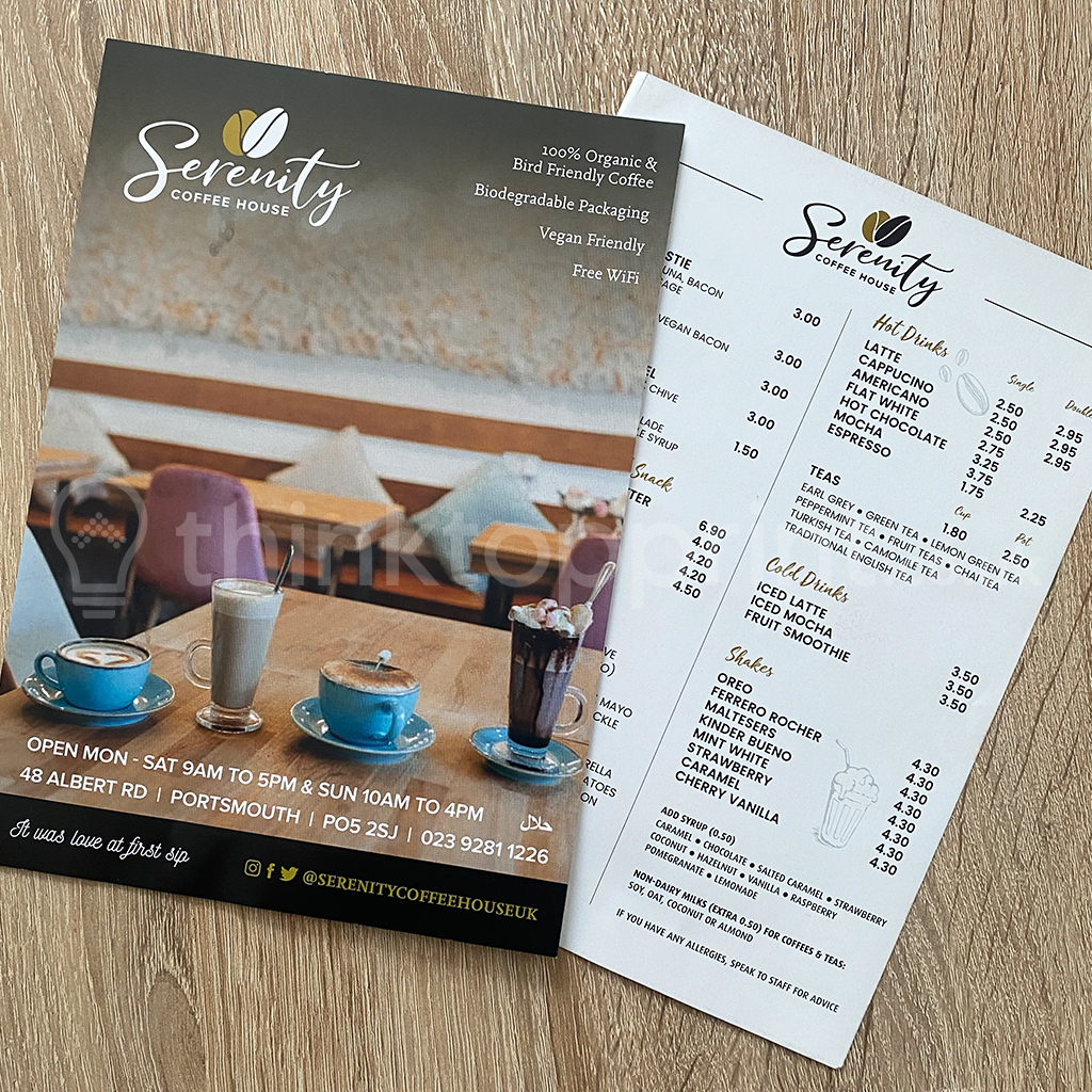 Double Sided Leaflet Printing and Design - Thinktop Print
