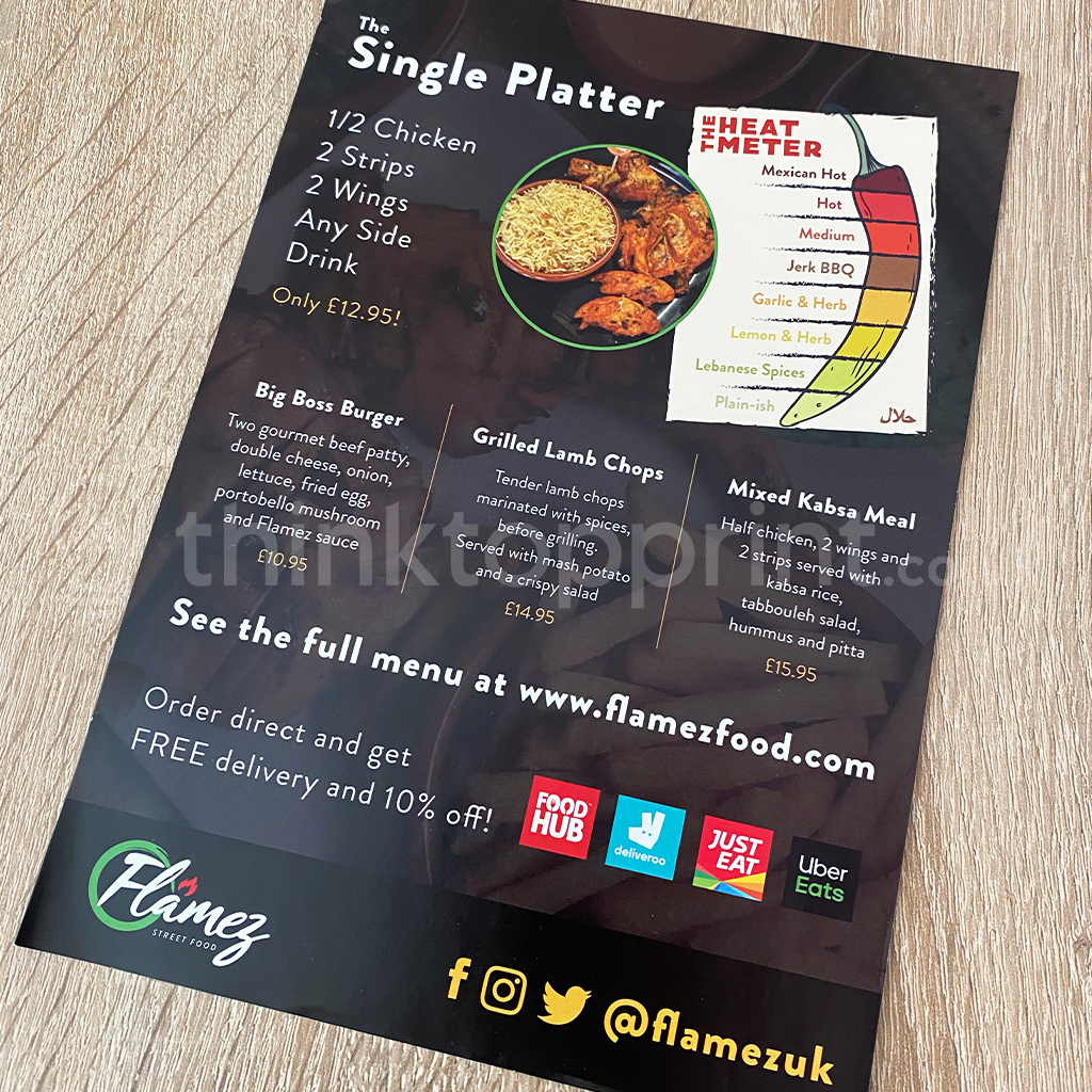Double Sided Leaflet Printing and Design - Thinktop Print