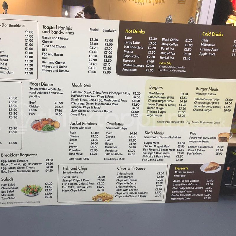 Correx and Foamex Board Printing with FREE UK Delivery